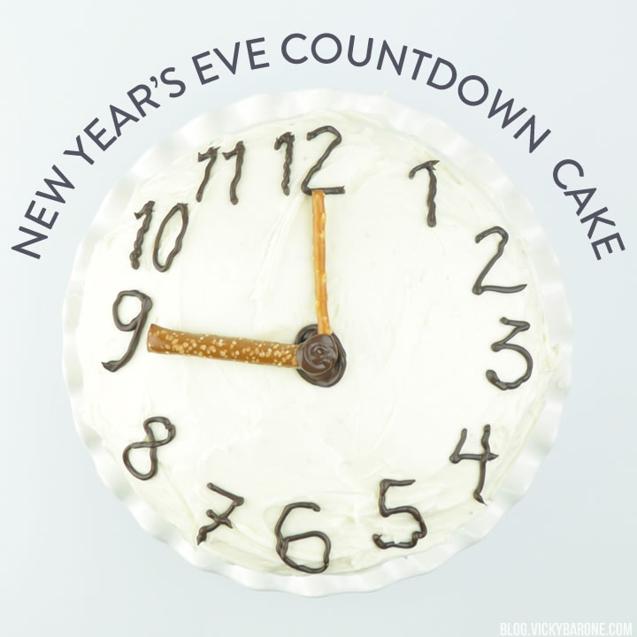 New Year's Eve Countdown Cake - Vicky Barone