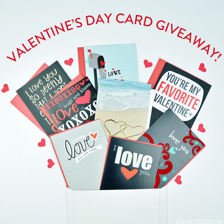 Valentine's Day Card Instagram Giveaway! - Vicky Barone