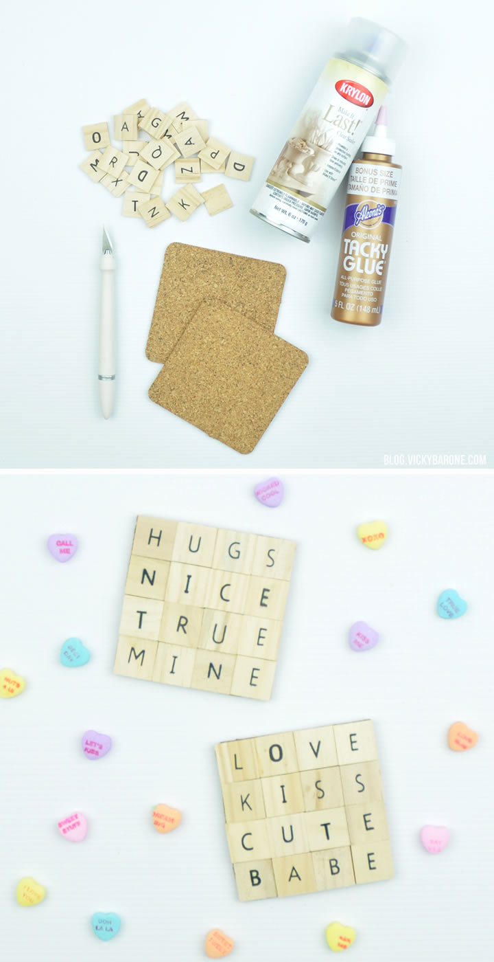 DIY Valentine’s Day Coasters