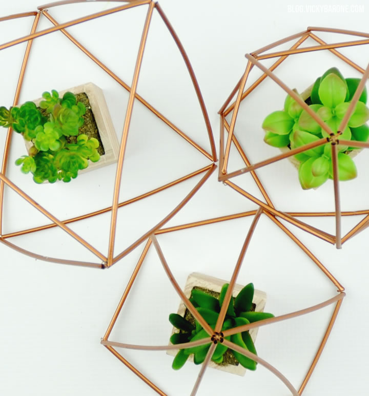 DIY Geometric Planters - Vicky Barone