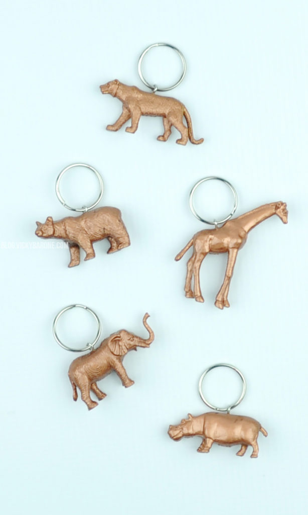 DIY Animal Key Chains - Vicky Barone